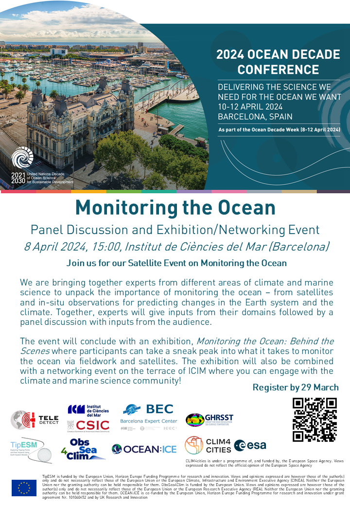 2024 OCEAN DECADE SATELLITE EVENT – MONITORING THE OCEAN - BEC ...